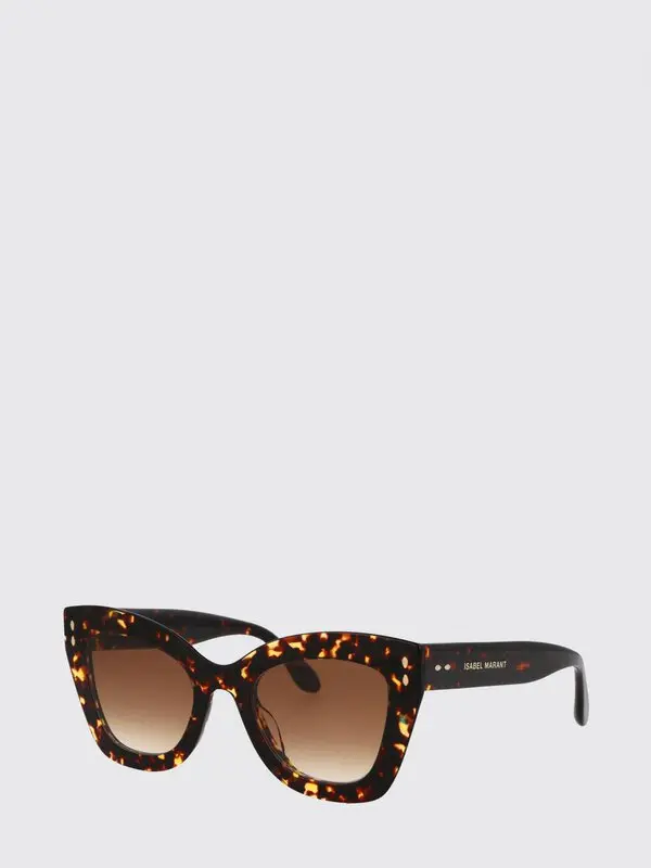 Isabel Marant Étoile Cat-eye Sunglasses With Tortoiseshell Print And Amber Lenses - Brown