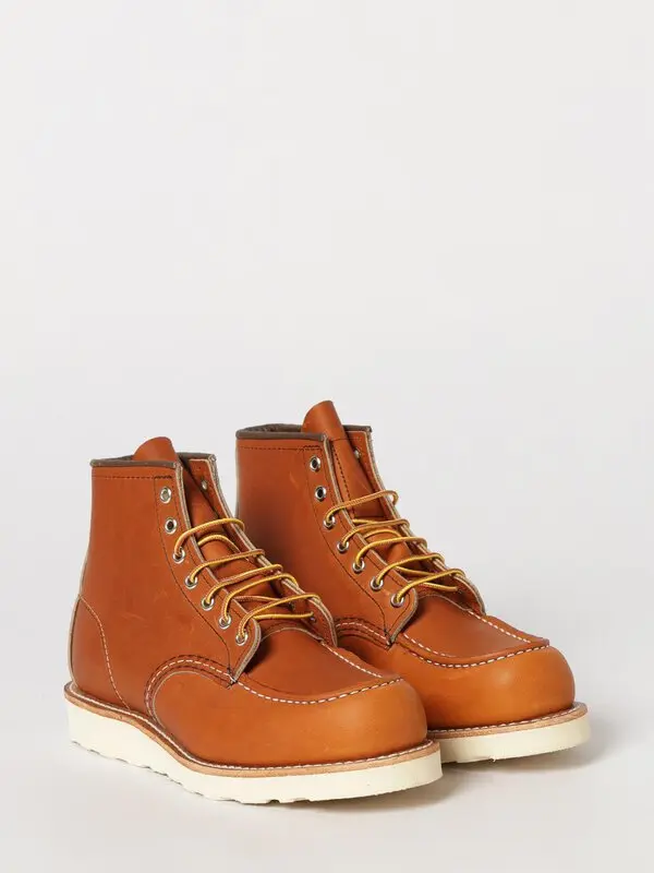 Red Wing Moc Toe Lace-up Calfskin Boots
