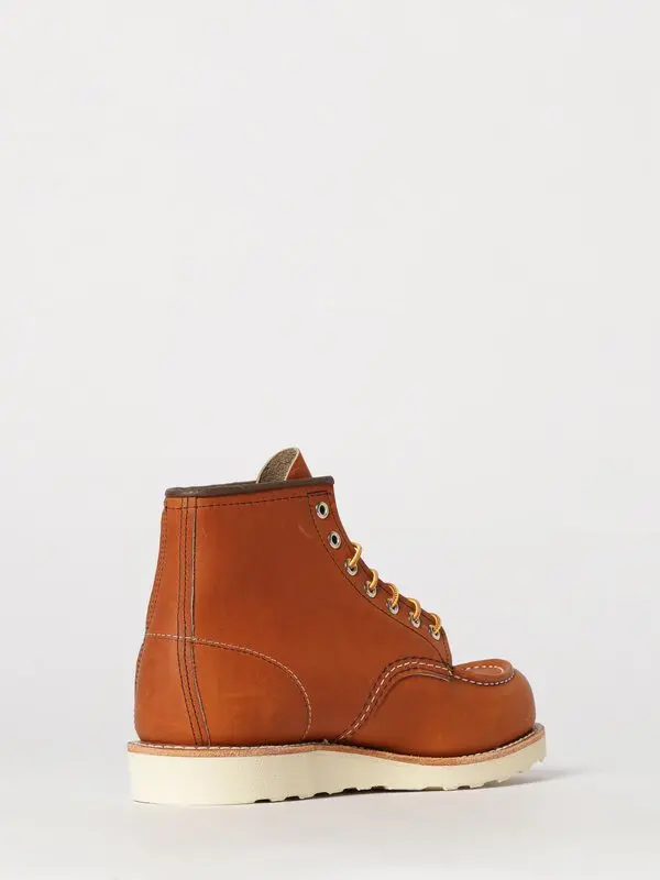 Red Wing Moc Toe Lace-up Calfskin Boots