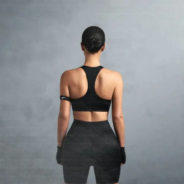 SKIMS Racerback Bra | Black | | Nike Shine
