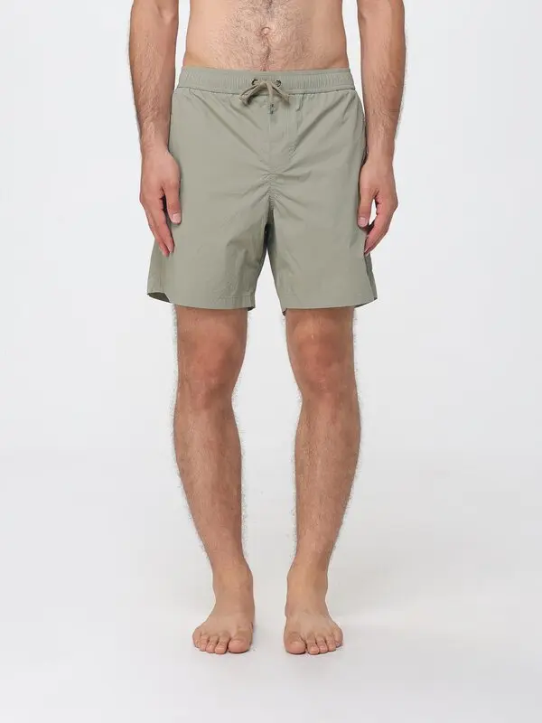 Herno Polyamide Swim Shorts With Elasticated Drawstring Waistband