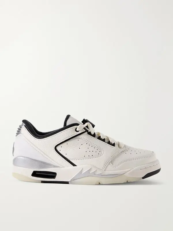 Nike Jordan Sixty Plus Textured-leather Sneakers - Neutrals