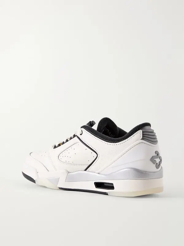 Nike Jordan Sixty Plus Textured-leather Sneakers - Neutrals
