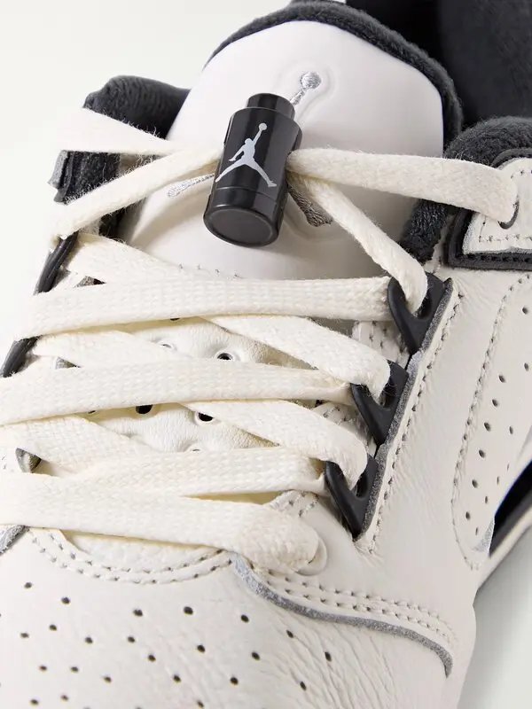 Nike Jordan Sixty Plus Textured-leather Sneakers - Neutrals