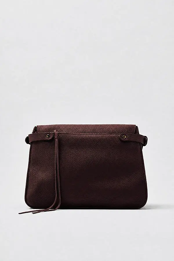 Anthropologie Porter Leather Crossbody Bag