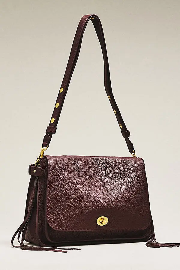 Anthropologie Porter Leather Crossbody Bag