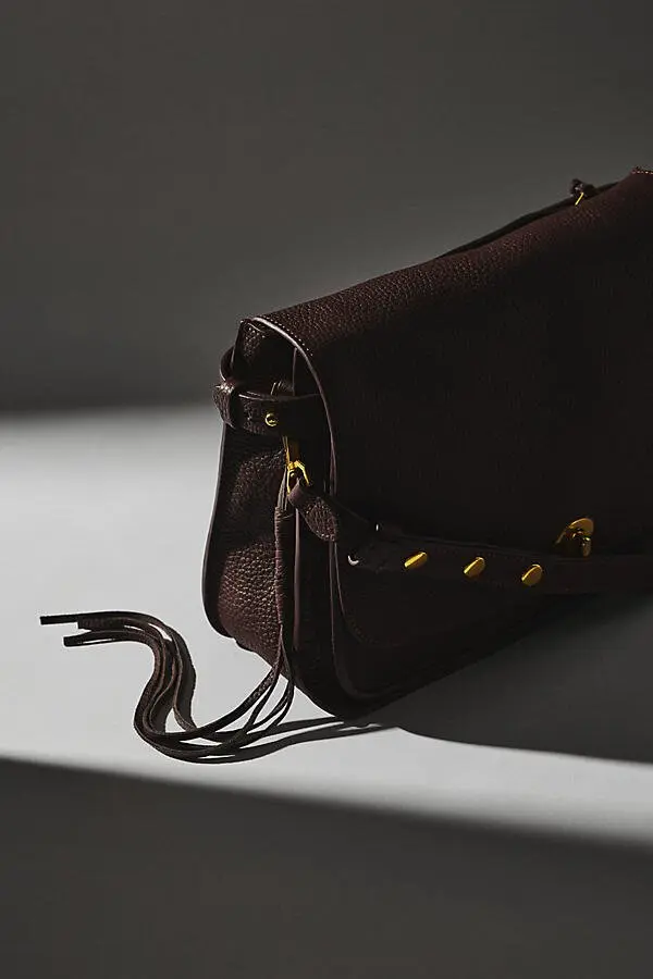 Anthropologie Porter Leather Crossbody Bag