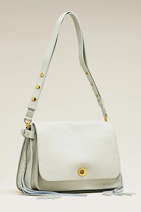 Anthropologie Large Porter Leather Bag