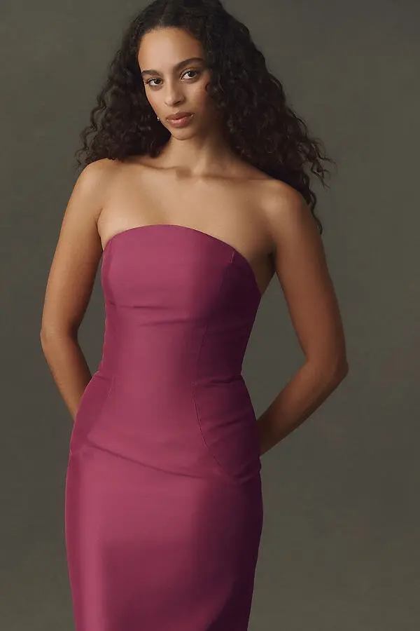 Katie May Noa Strapless Gown