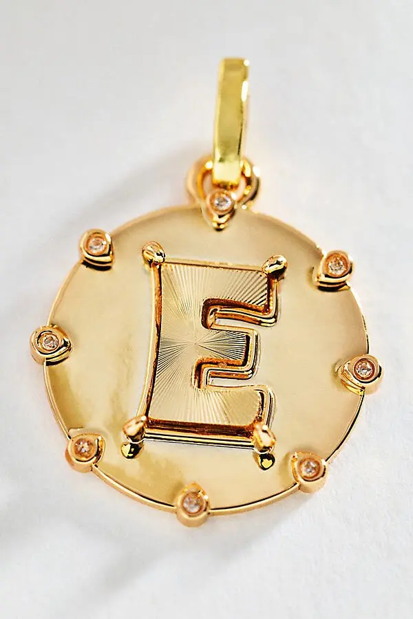 Anthropologie Initial Charm Pendant - E