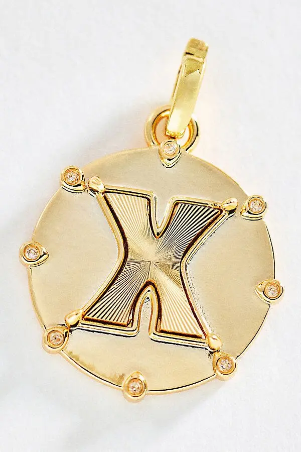 Anthropologie Initial Charm Pendant - X