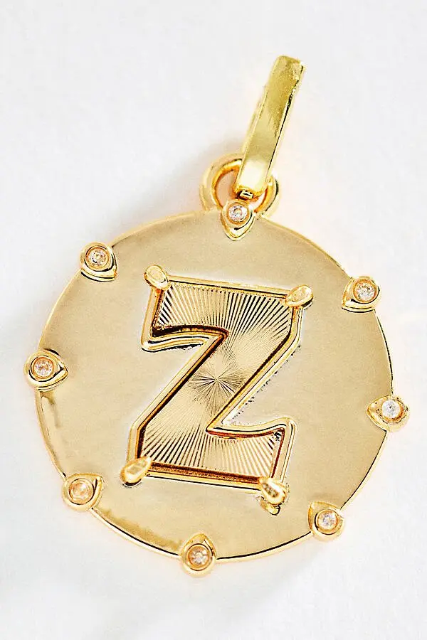 Anthropologie Initial Charm Pendant - Z