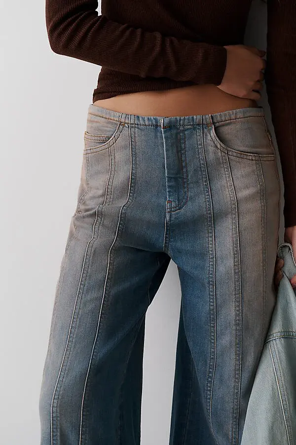 PILCRO Drift Mid-rise Flared Jeans