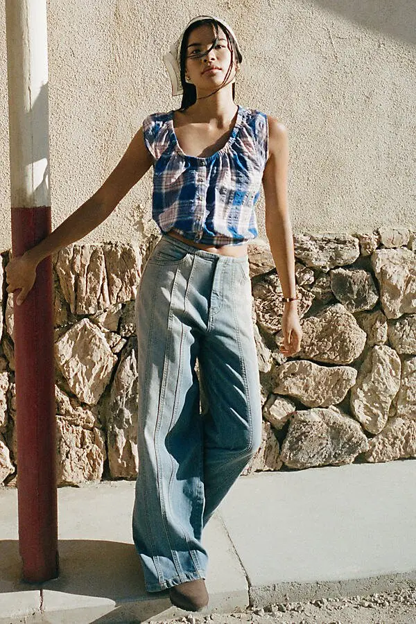 PILCRO Drift Mid-rise Flared Jeans