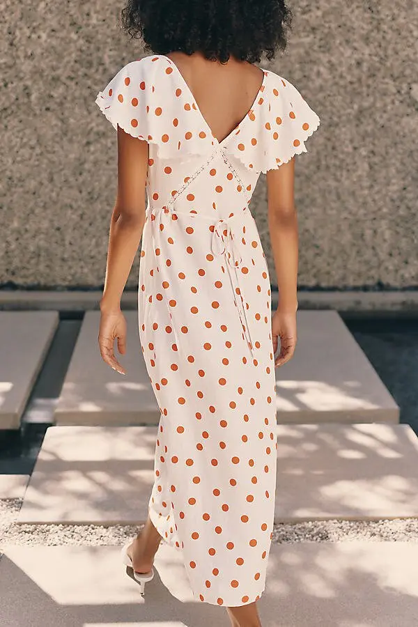 MAUDE CLUB Valerie Petite Maxi Dress