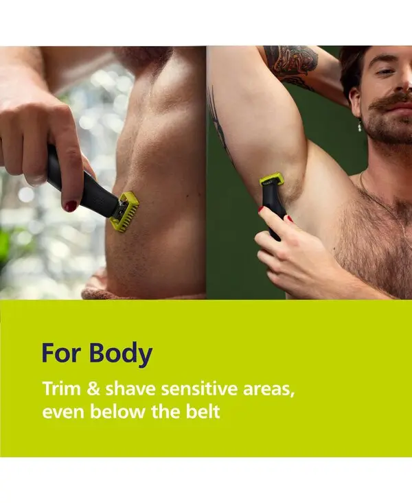 NORELCO Philips Oneblade 360 Pro Face And Body Hybrid Electric Trimmer