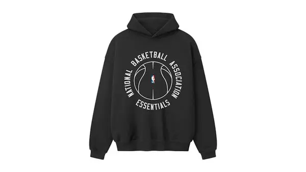 Fear Of God Essentials Nba X Barkley Hendricks 90s Hoodie - Faded Black