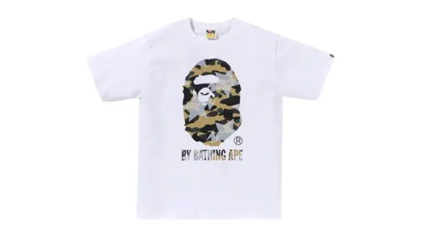 A BATHING APE Sta Over Print 1st Camo Bathing Ape Tee Shirt