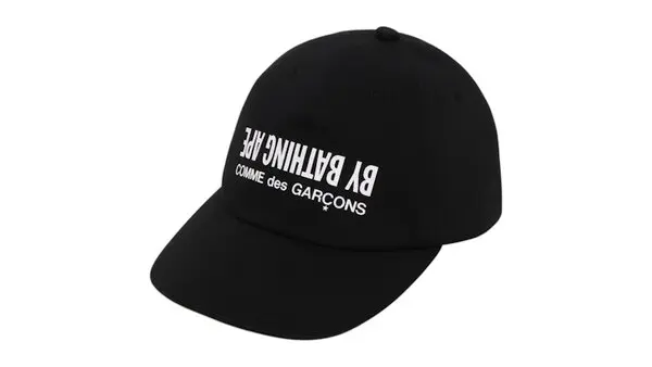 A BATHING APE X Comme Des Garcons Osaka Panel Cap