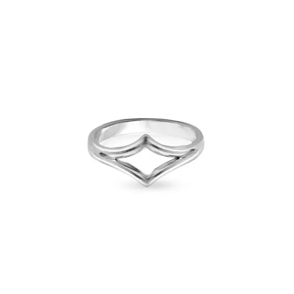 Argento Vivo The Open Diamond Ring