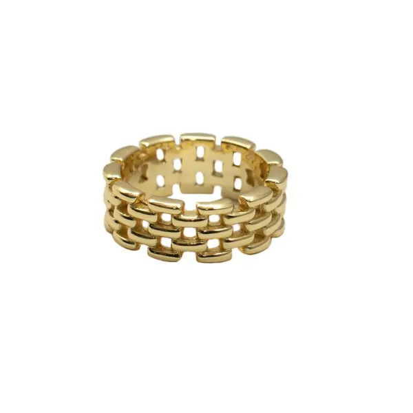 Argento Vivo Thick Panthera Ring