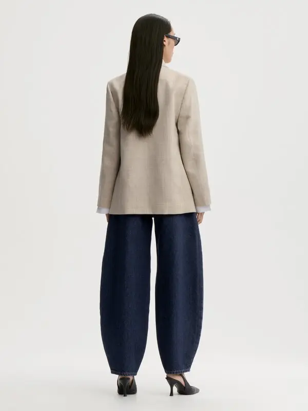 BY MALENE BIRGER Dallas Barrel Leg Organic Cotton Jeans