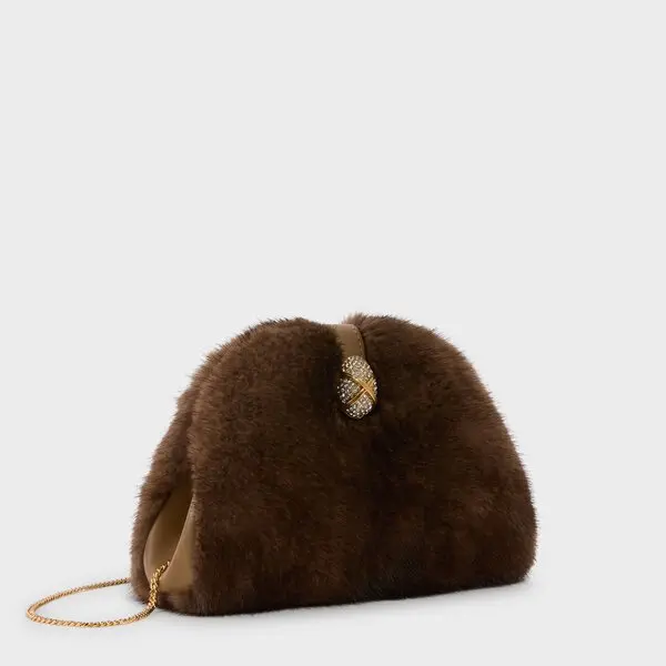 GIUSEPPE ZANOTTI Ophelia Furry Bag