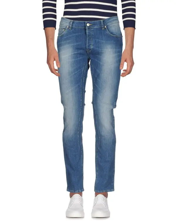 DANIELE ALESSANDRINI Jeans Size Cotton, Elastane
