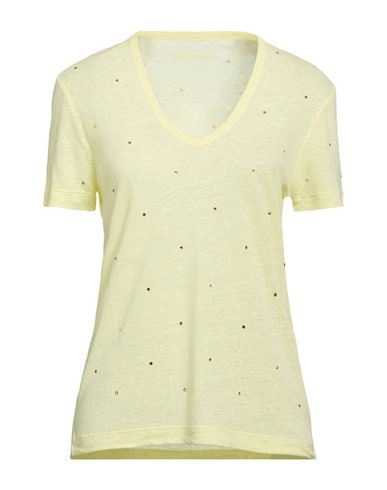 Zadig&Voltaire T-shirt Size Linen, Modacrylic, Lyocell - Yellow