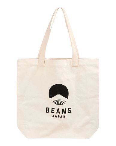 BEAMS Handbag Ivory Cotton