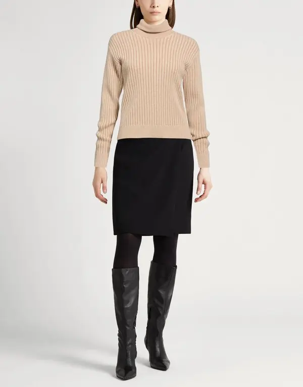 Eleventy Turtleneck Camel Size Wool, Cashmere