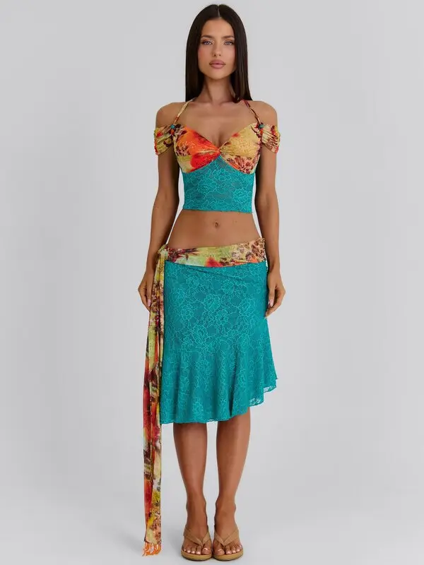 OUTCAST Pippin Top In Tigerlily
