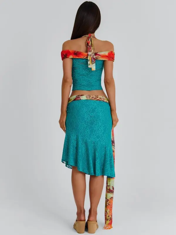 OUTCAST Pippin Midi Skirt Tigerlily