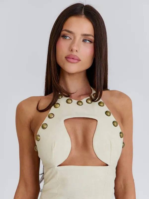 OUTCAST Orlena Mini Dress Ivory