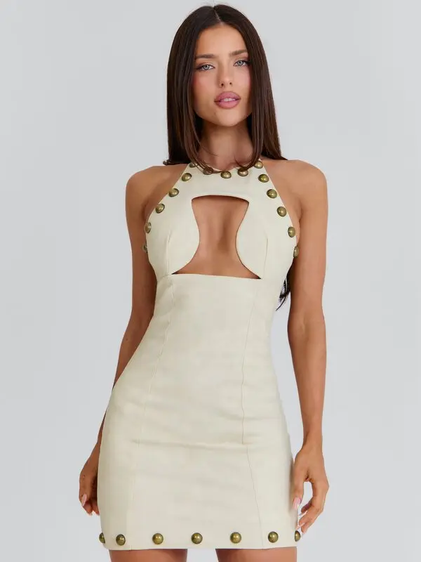 OUTCAST Orlena Mini Dress Ivory