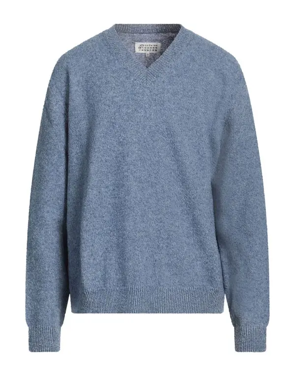MAISON MARGIELA Sweater Sky Size Wool, Cotton