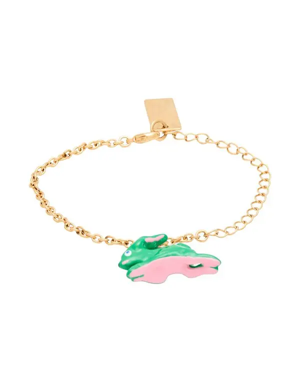 Marni X Flaminia Veronesi Enamel Charm Bracelet - Green