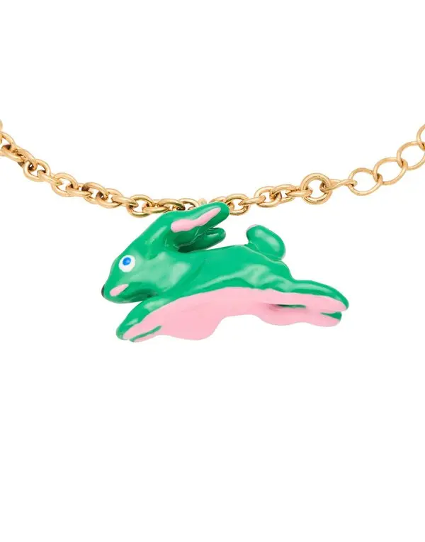 Marni X Flaminia Veronesi Enamel Charm Bracelet - Green