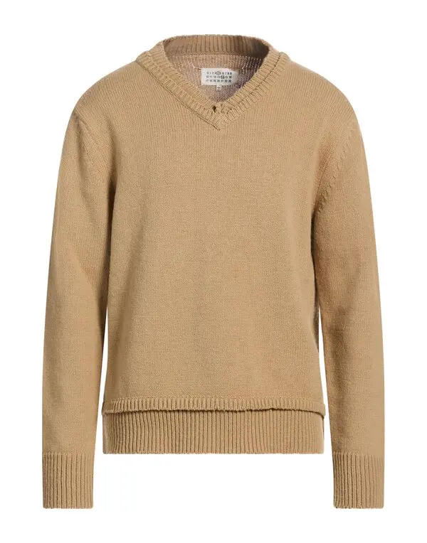 MAISON MARGIELA Sweater Size Wool, Linen, Cotton