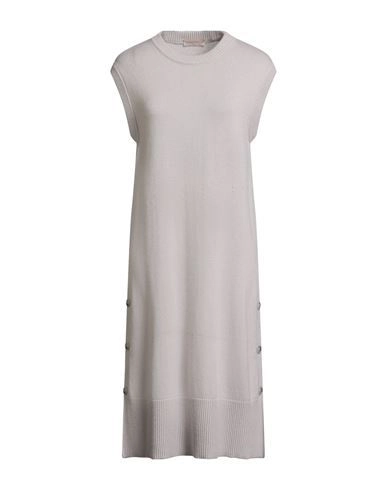 PUROTATTO Mini Dress Size Wool, Cashmere - Light Grey