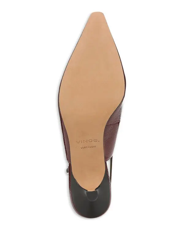 Vince Sabra Slingback Pumps - Bordeaux