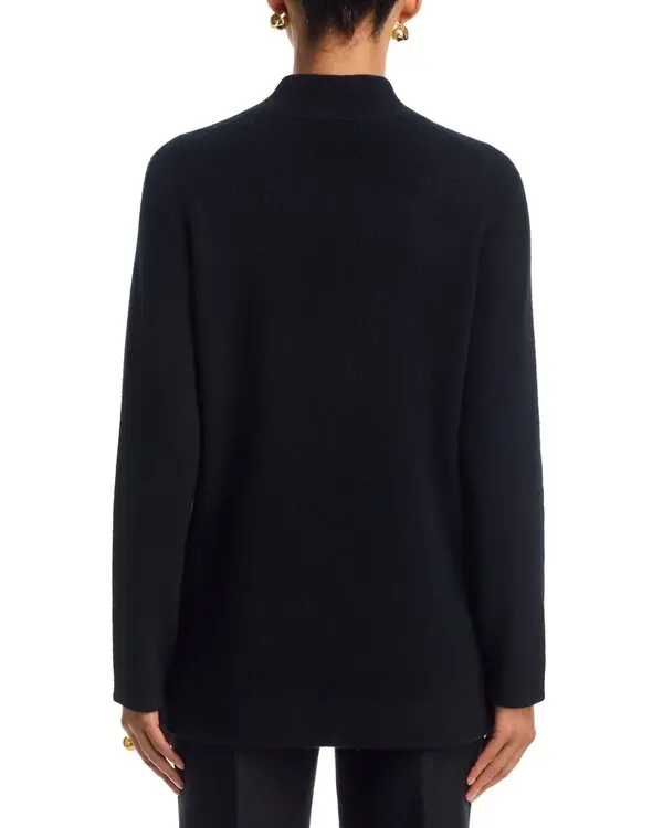 Bloomingdale'S 100% Cashmere Notch Collar Blazer Exclusive - Black