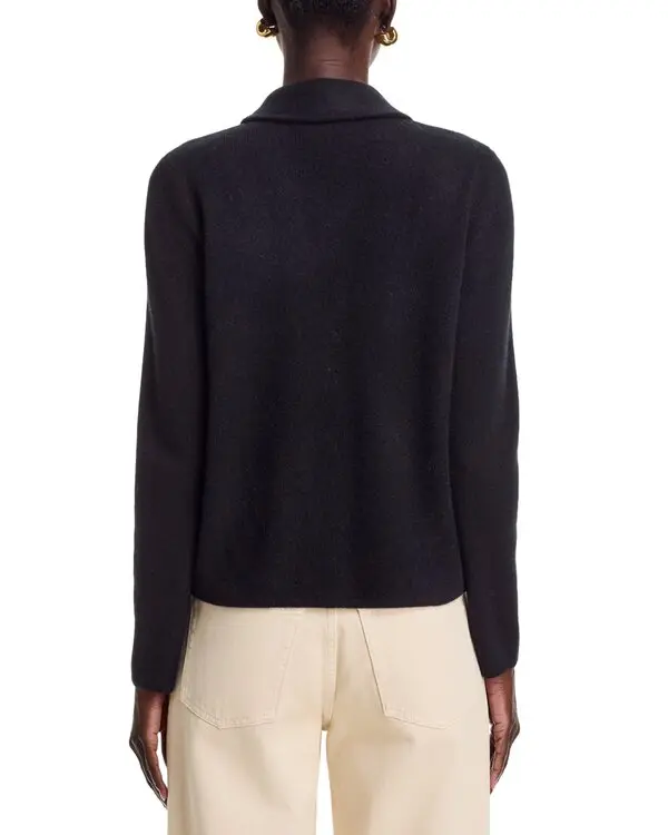 Bloomingdale'S Button Front Cashmere Blazer, Exclusive - Black