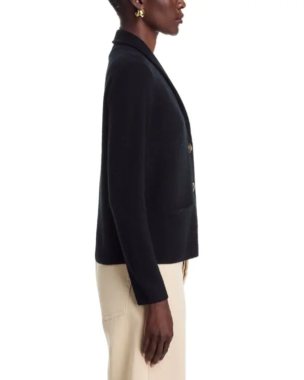 Bloomingdale'S Button Front Cashmere Blazer, Exclusive - Black