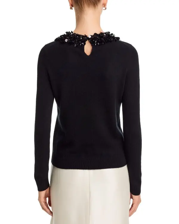 Bloomingdale'S Embellished Crewneck Sweater