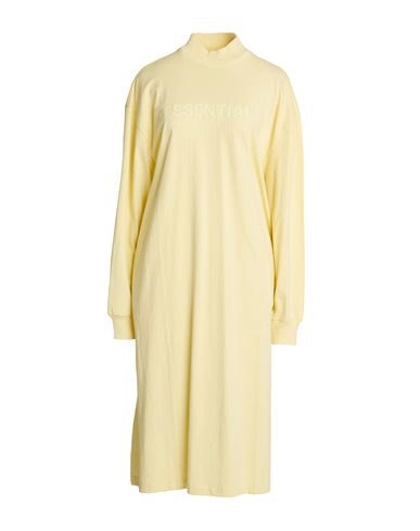 Fear Of God Midi Dress Pastel Size Cotton - Yellow