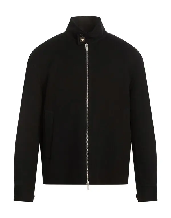 LARDINI Virgin Wool Jacket - Black
