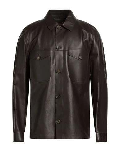 TOD'S Jacket Dark Size Lambskin