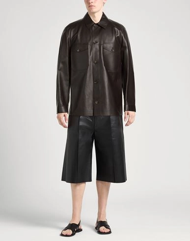TOD'S Jacket Dark Size Lambskin