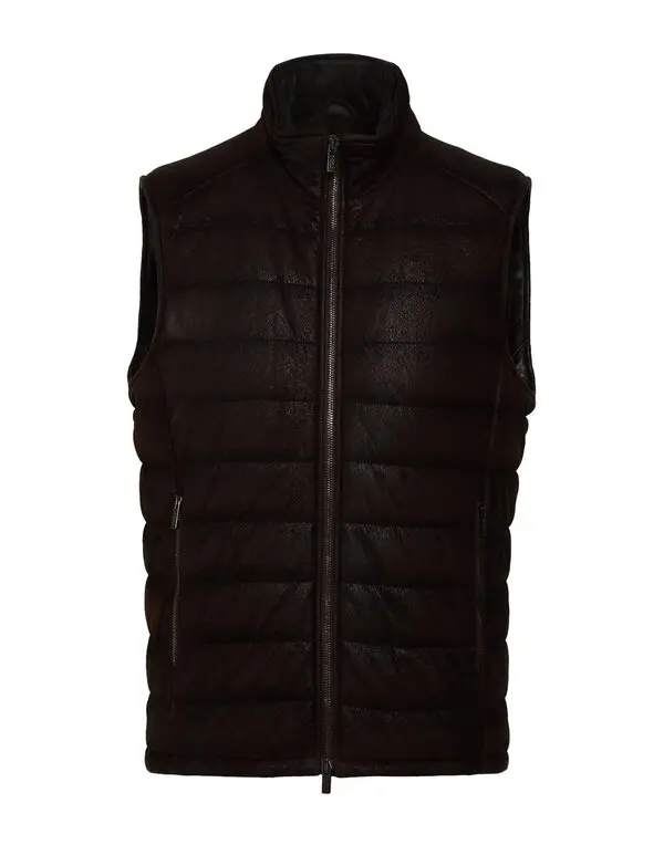 TOD'S Vest Size Leather